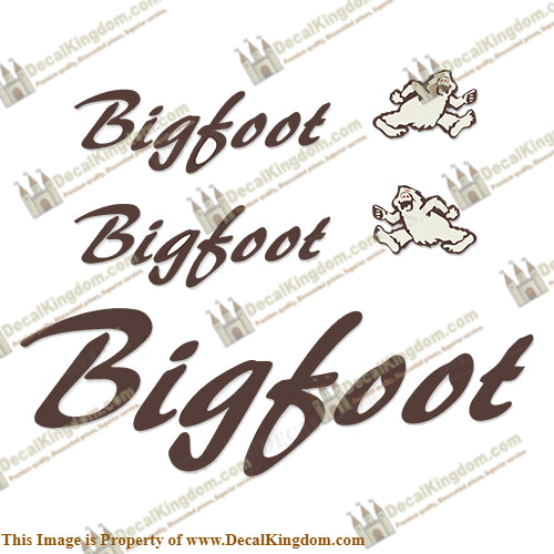 BigFoot RV Travel Trailer Decal Package