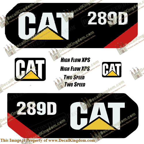 Caterpillar 289D 2014+ Decal Kit