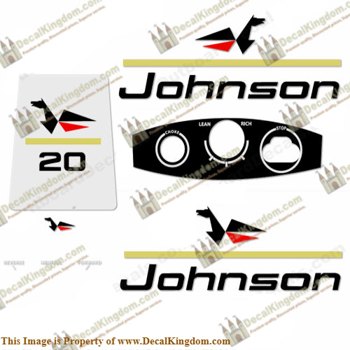 Johnson 1967 20hp Decals
