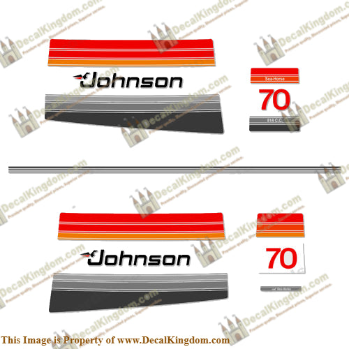 Johnson 1980 70hp Decals