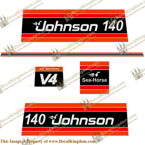 Johnson 1981 140hp Decals