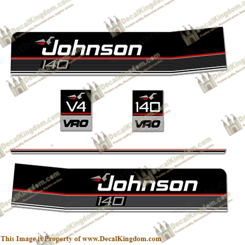 Johnson 1986 140hp VRO Decals