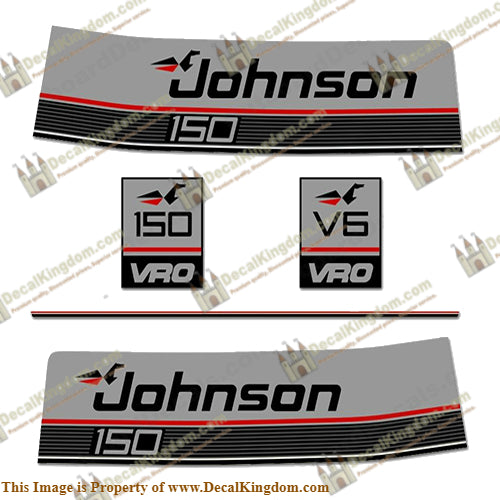 Johnson 1987 150hp VRO Decals