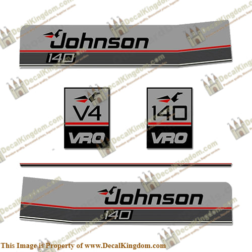 Johnson 1988 140hp VRO Decals