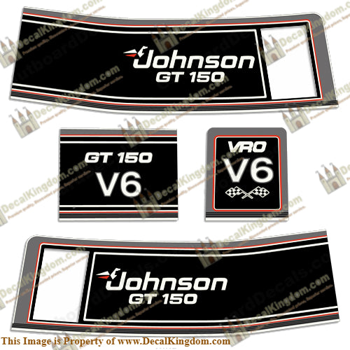 Johnson 1989 GT 150hp Decals