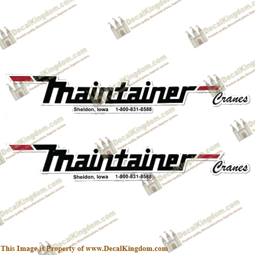 Maintainer Cranes Decals (Set of 2) Main Decals