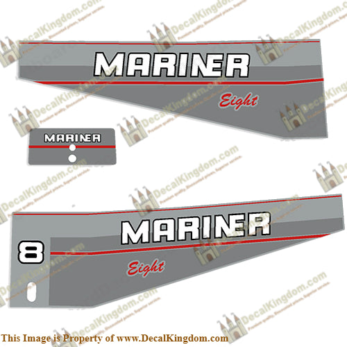 Mariner 1997 8hp Decal Kit