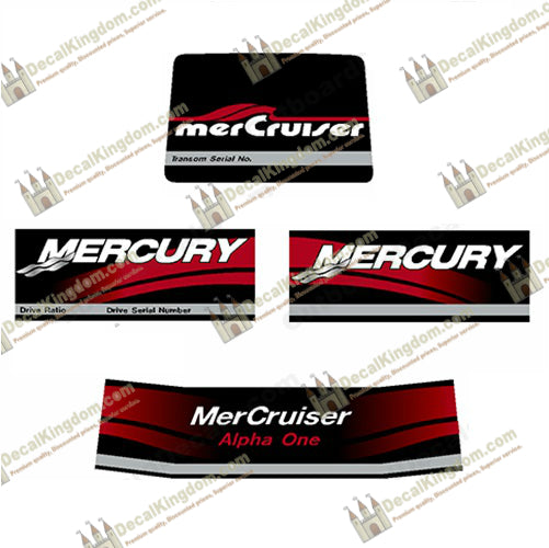 Mercruiser 2004 Alpha One Decals