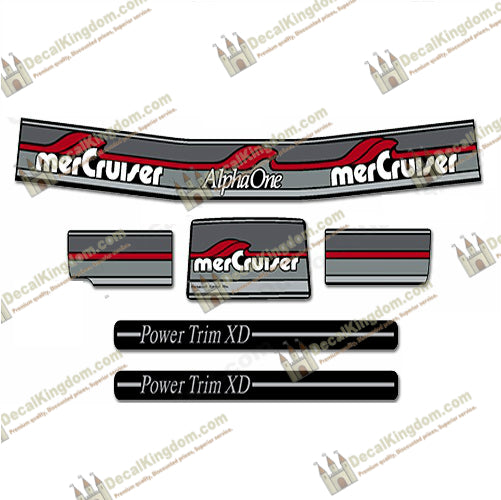 Mercruiser Alpha One G2 Decals