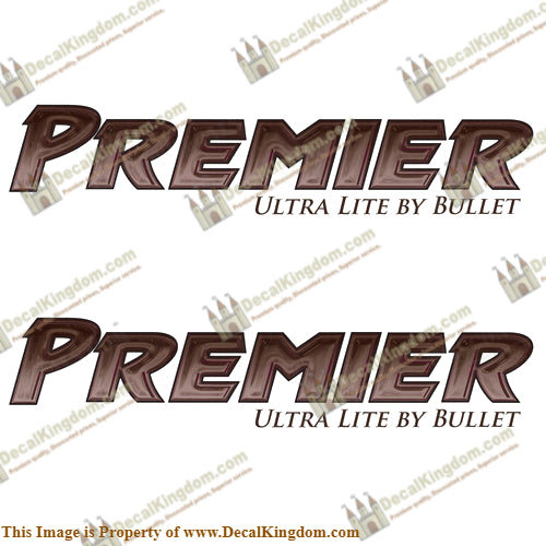 Premier Ultra Lite by Bullet RV Decals (Set of 2)