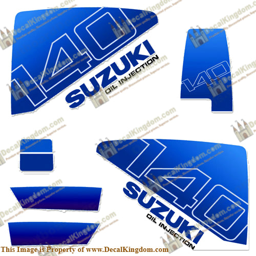 Suzuki 1985 140hp DT140 Decal Kit