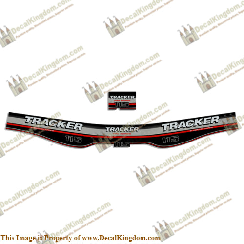 Tracker 115hp Engine Decal kit