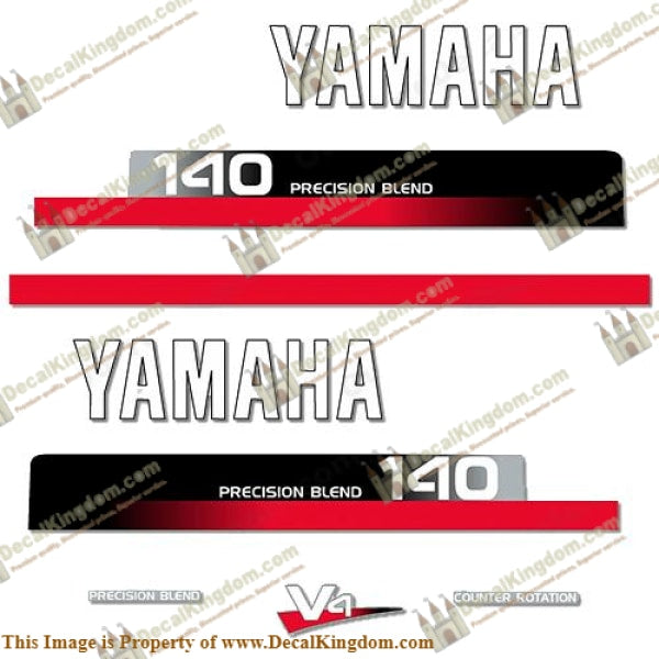 Yamaha 140 Precision blend Decal Kit