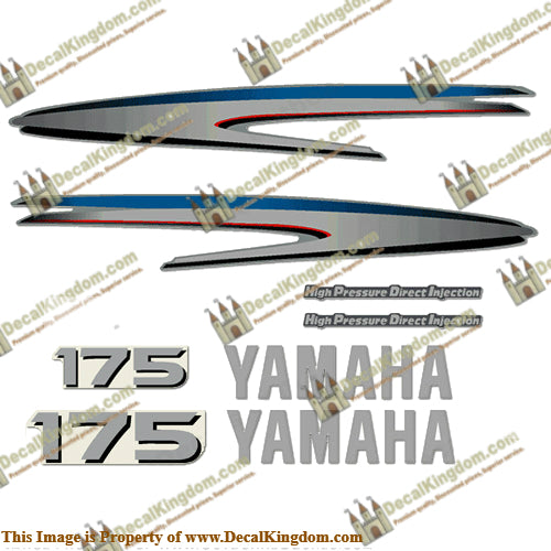 Yamaha 175hp HPDI Decal Kit